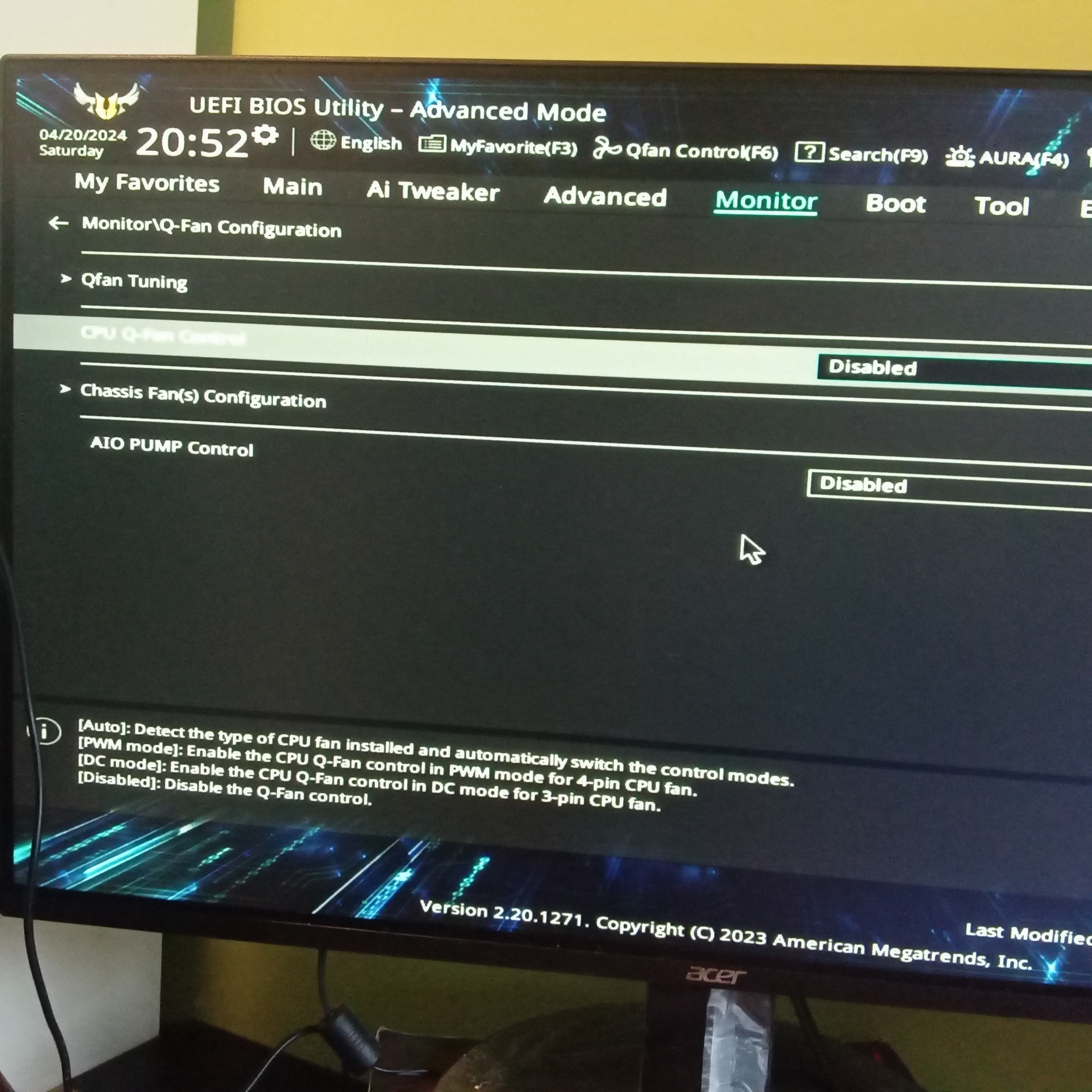 Właściwe ustawienia płyty ASUS TUF Gaming B-550 PLUS WIFI II