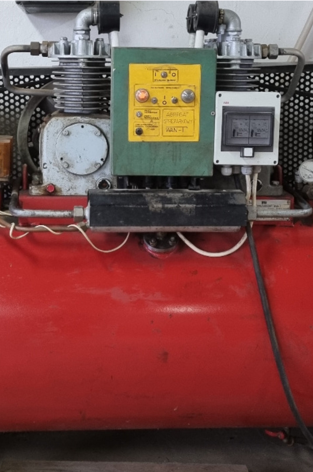 Schemat instalacji elektrycznej sprężarki wan-t, 1992 - poszukiwany