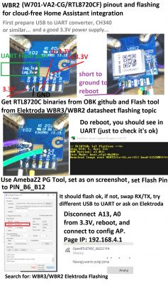WBR2, WBR3, WBRU, W701-VA2-CG pinout, datasheet, flashing for Home ...