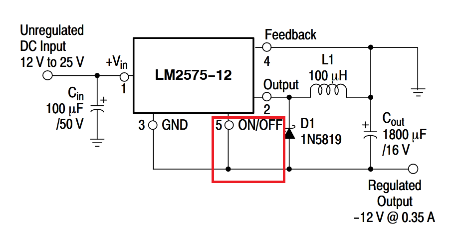 Wyszukiwanie odpowiedniego rezystora R15 dla przetwornicy LM2575