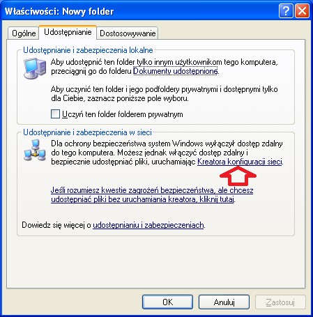 Jak skonfigurować My Network Places w Windows XP Media Center Edition?
