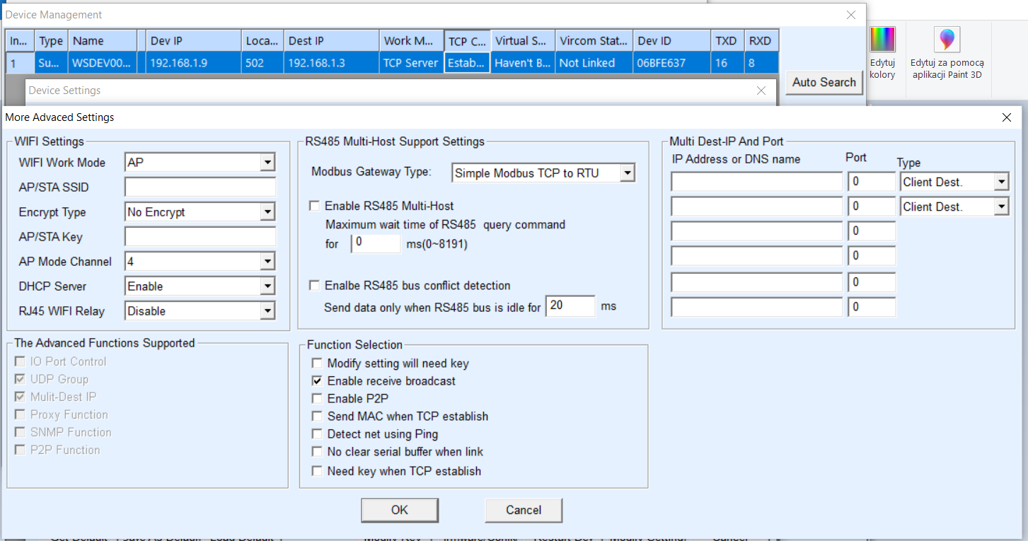 Integracja pompy ciepła Cooper@Hunter z Home Assistant przez Modbus TCP - word 42