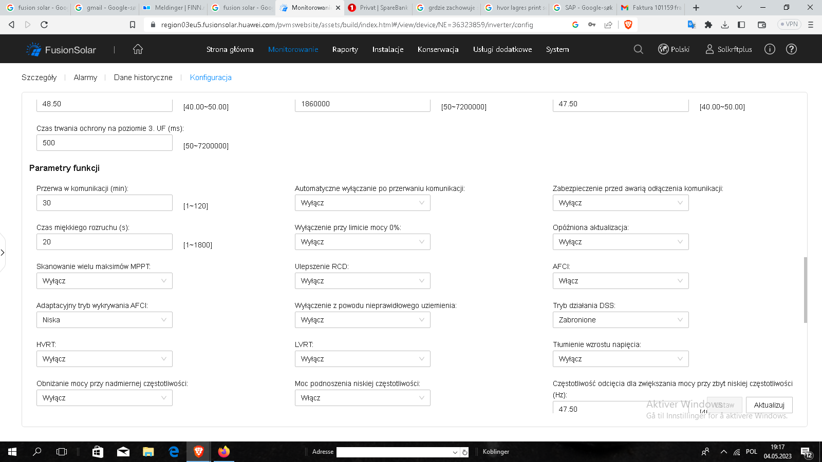 Huawei SUN2000 Inverter: WIFI Dongle Connection, Firmware Update ...