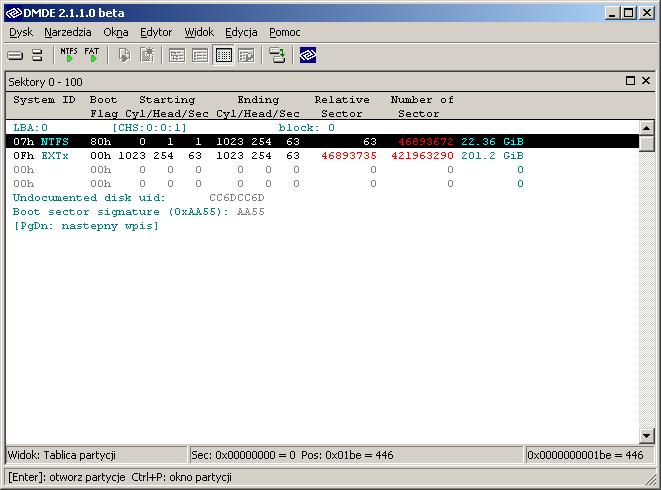 Dane zniknęły po podłączeniu dysków Seagate Barracuda ST3120026AS