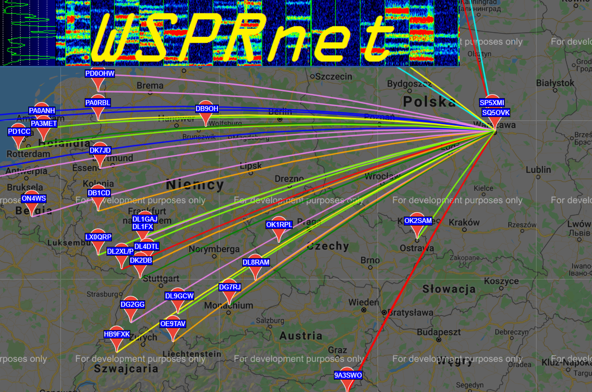 WSPRnet sieć monitorowania propagacji z wykorzystaniem Raspberry Pi