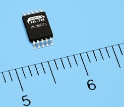 Nowe mikrokontrolery Renesas z serii RL78/G1x w wersji 10- i 16-pinowej