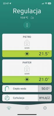 Vaillant ambiSENSE VR 50 odłącza cały obieg grzejników