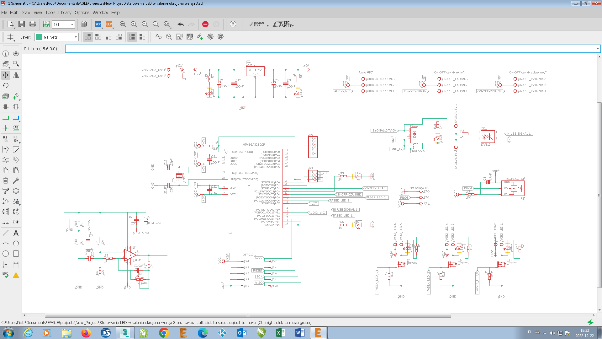 Zaawansowane sterowanie oświetleniem w salonie - elektroda.pl