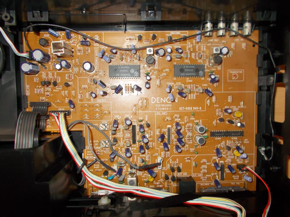 Magnetofon deck Denon DR-M07 - Lewy kanał nie działa