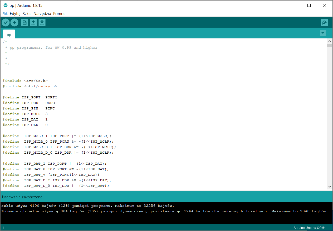 PIC18F2XK22 - wsad do myszy Laserowej do Amigi (bit-banging SPI)
