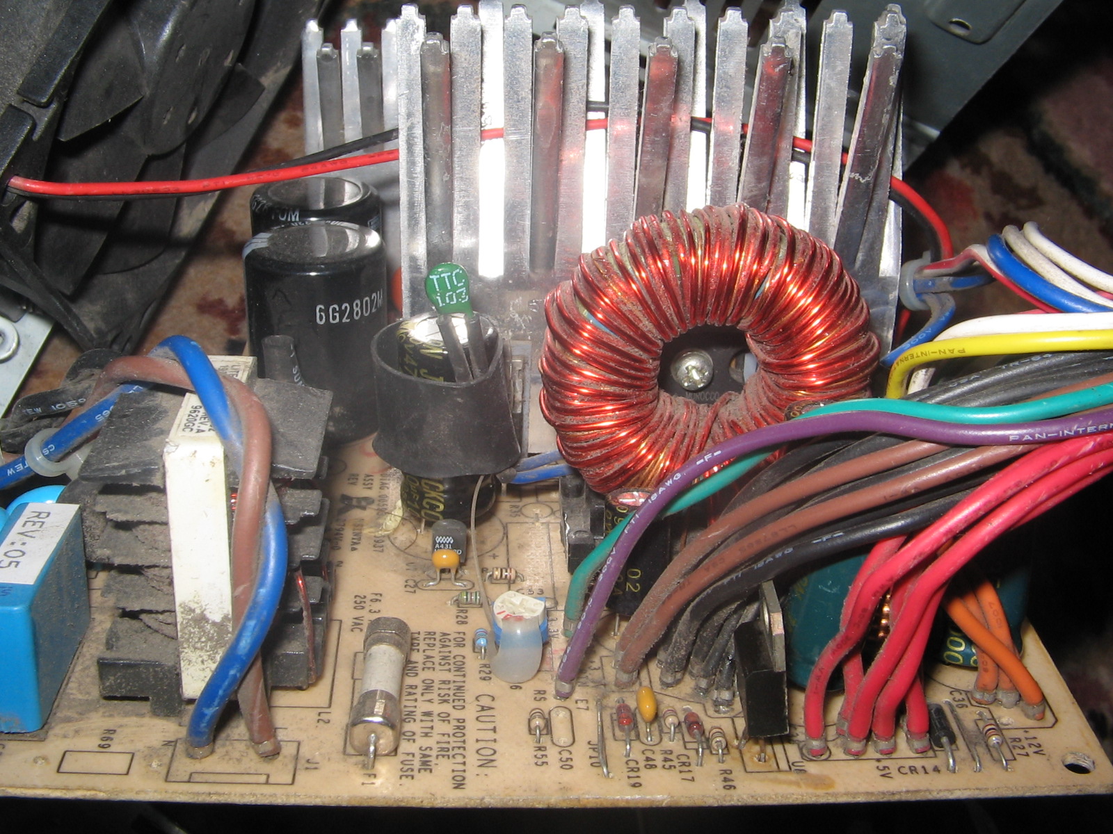 Compaq series PS2022 model: PS-5151-4L (AT) nie uruchamia się - naprawa.