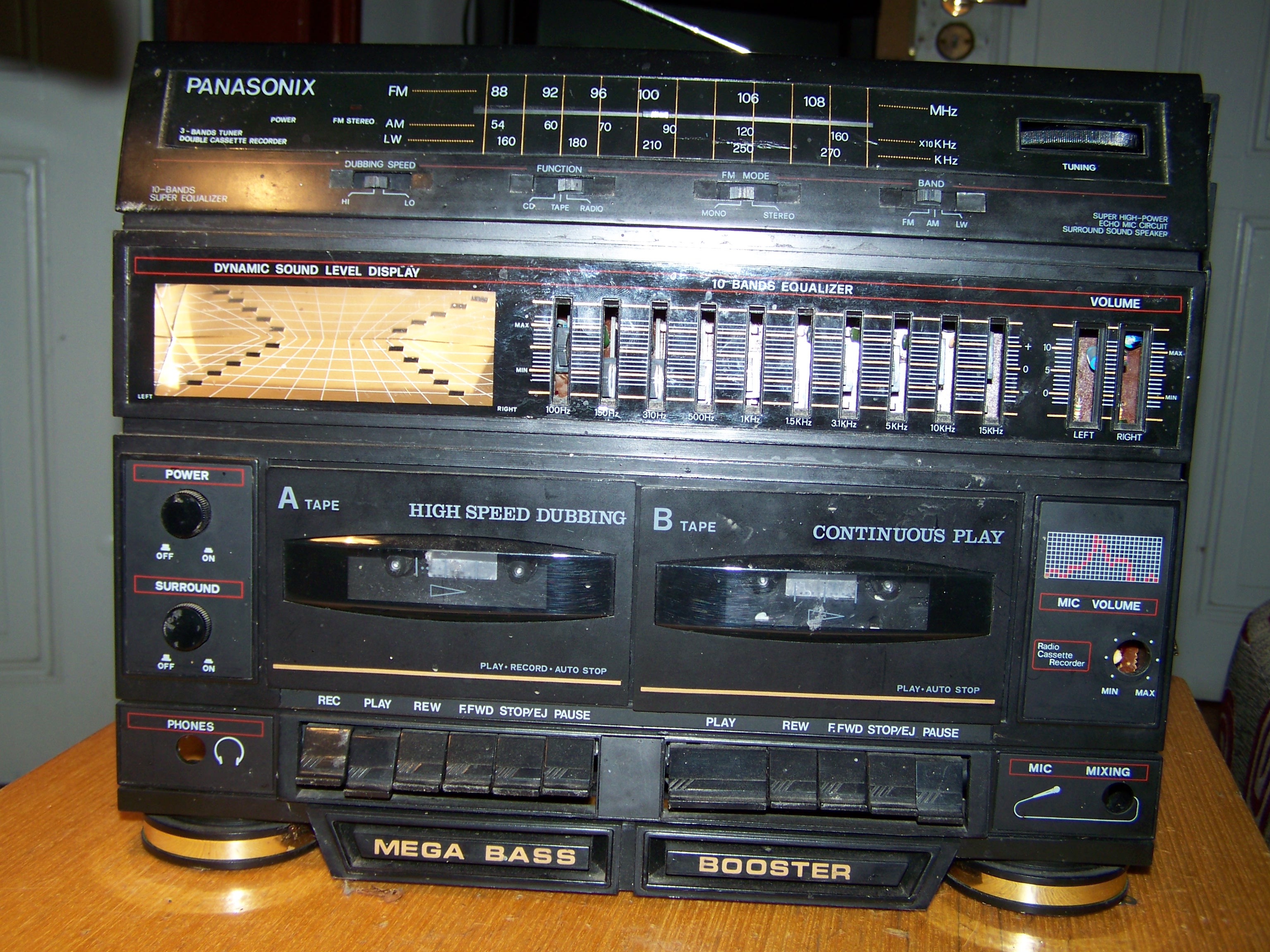 Radiomagnetofon Panasonix - jak ustalić oporność przepalonego rezystora?
