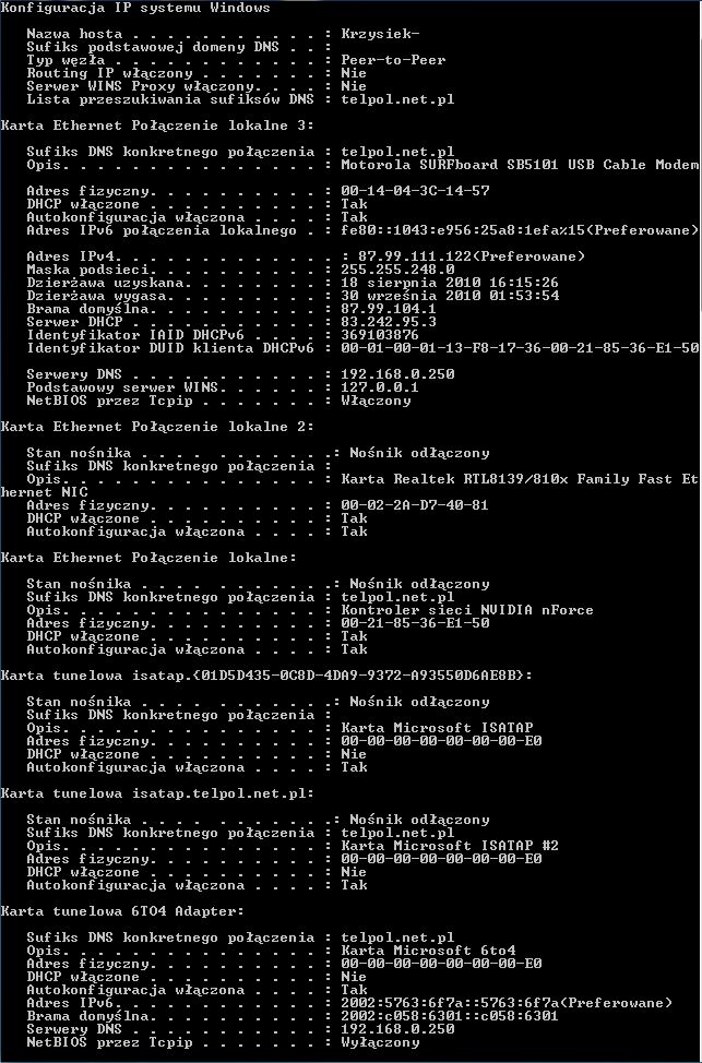 Problem z połączeniem Xboxa 360 z komputerem poprzez modem