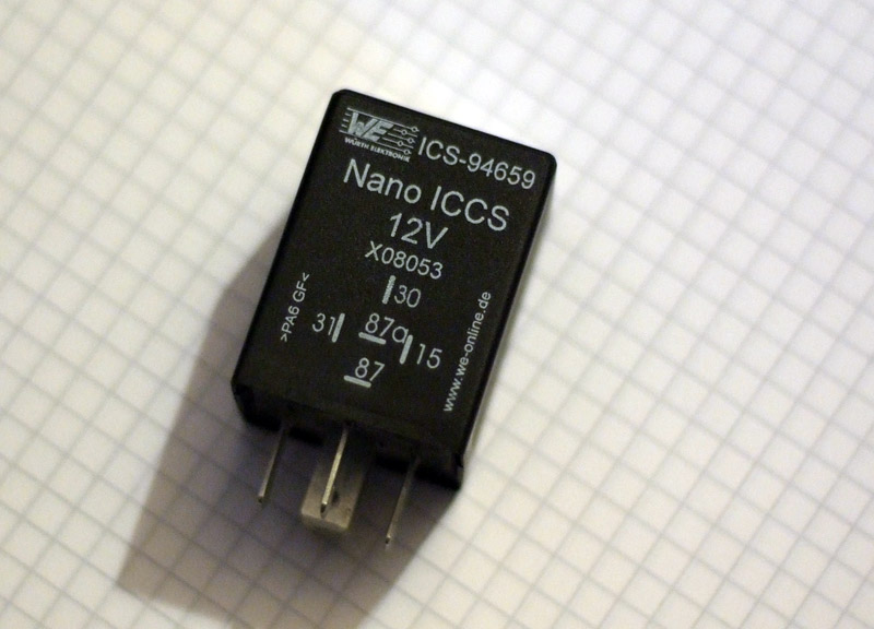 Przekaźnik Nano ICCS samochodowy - jak podpiąć po piny?
