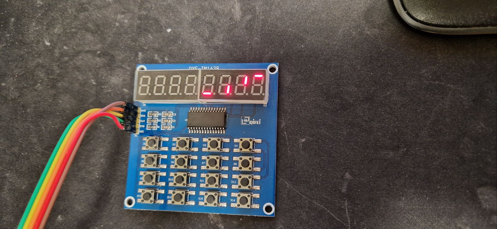 TM1638 Driver Development Progress: Updates on Module, Code, and ...