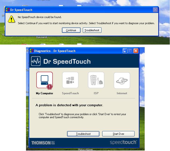 Dr speedtouch uruchanianie, sprawdzenie parametrów linii