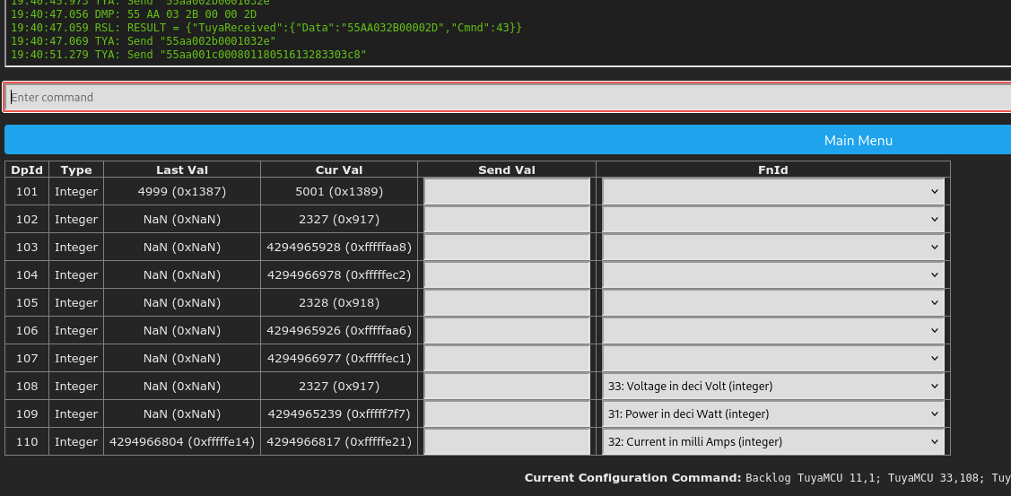 OpenBeken Support for Tuya 3 Phase Powermeter (ZGMISMART-SPM02)?