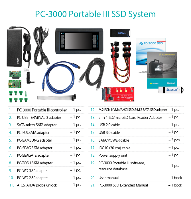 [Sprzedam] PC3000 Portable System III SSD+PC3000 Flash + Spiderboard ...