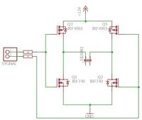 Czy schemat mostka H do sterowania silnikiem DC 12V 85W z Arduino jest ...