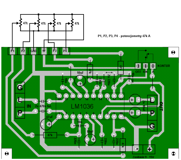 Wzmacniacz stereo PCL86 SE, tg 2-20-xxx, lm1036 - elektroda.pl