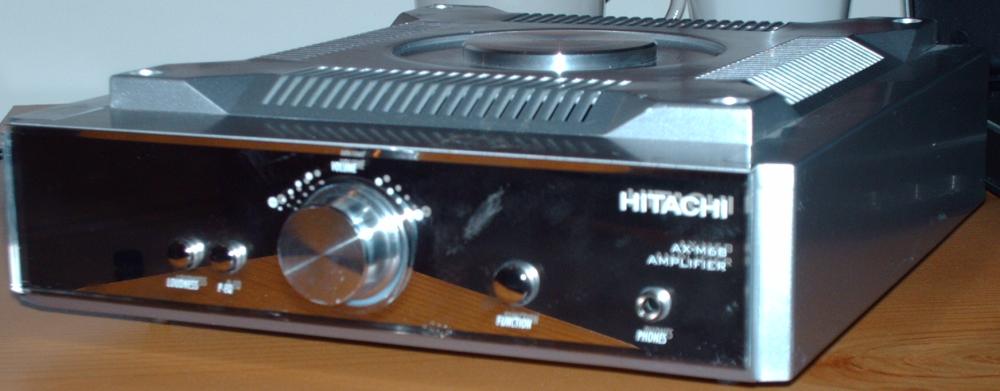 Hitachi AXM68 - uruchomienie wzmacniacza bez górnego modułu wieży