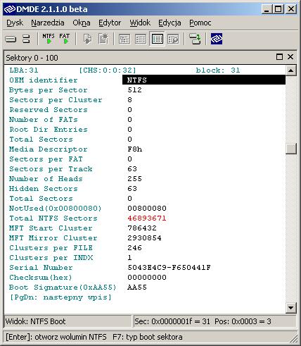 Dane zniknęły po podłączeniu dysków Seagate Barracuda ST3120026AS