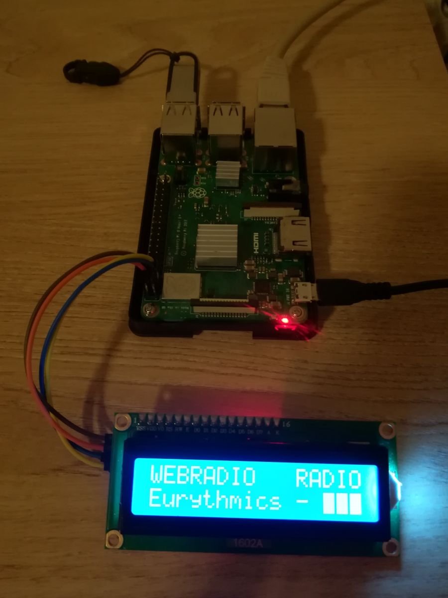 Konfiguracja Raspberry Pi 3+ z Volumio i wyświetlaczem HD44780 16x2 ...