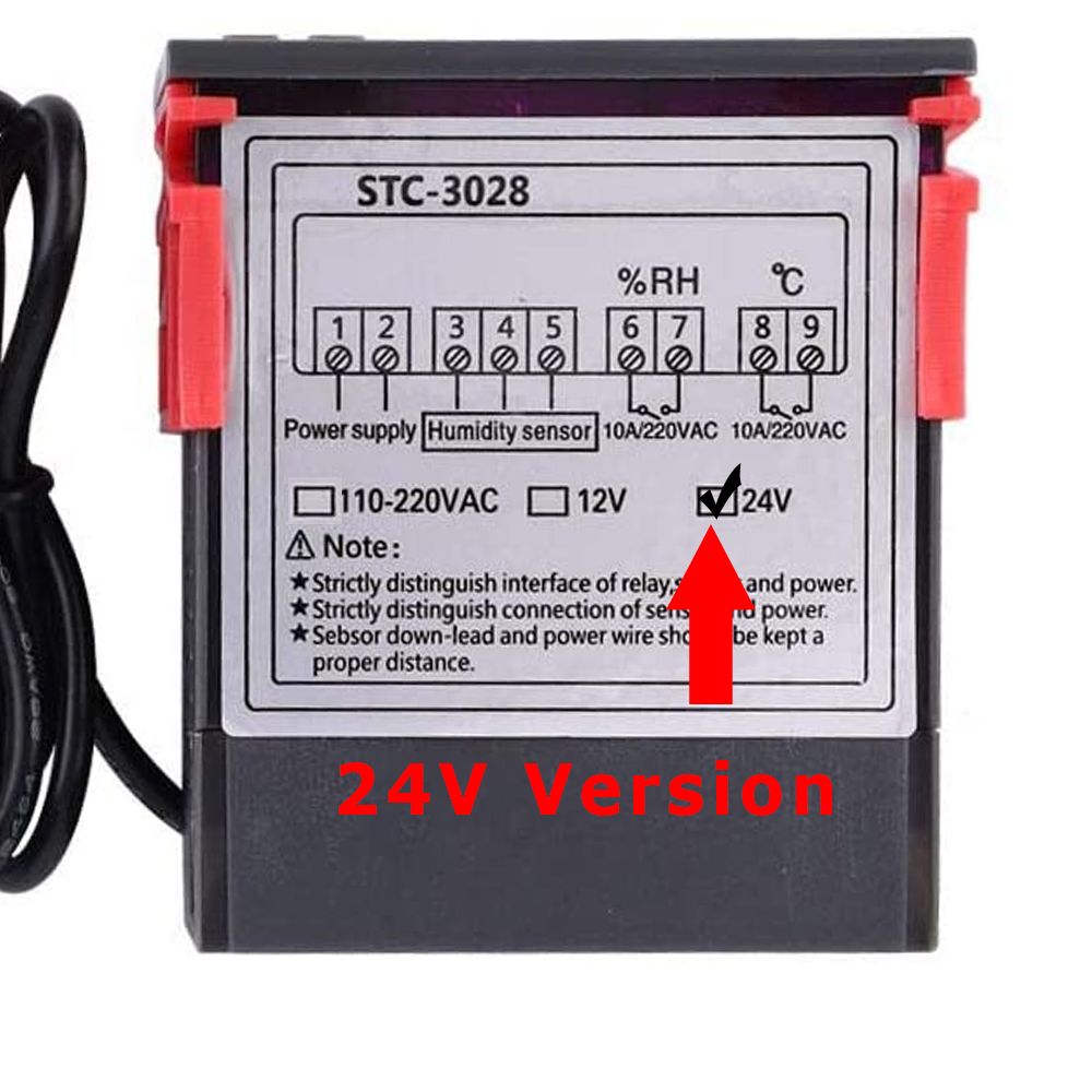 Dojrzewalnia do wędlin na bazie sterownika STC-3028.