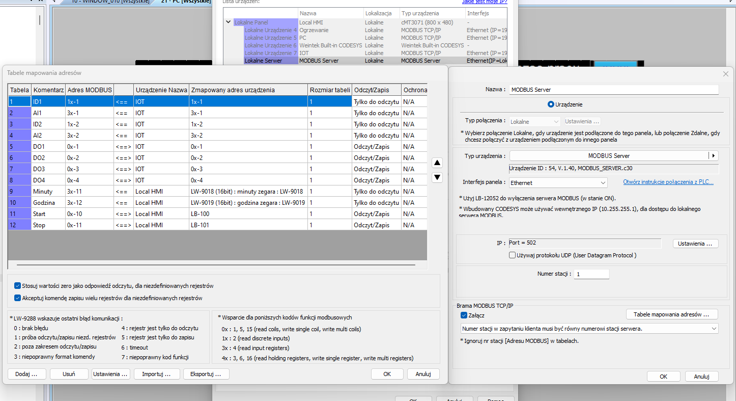 Konfiguracja tagów Astraada HMI z Logo! Siemens - Modbus TCP/IP ...