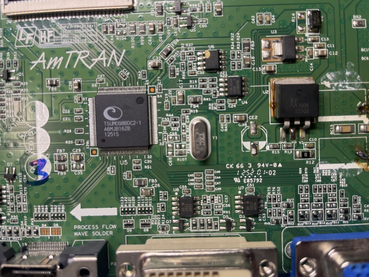 HP Pavilion 27bw - zanikanie obrazu po nagrzaniu, kondensatory?