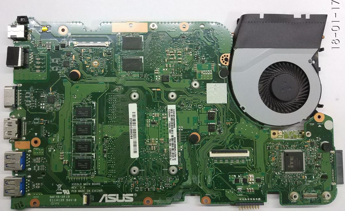 [Rozwiązano] Płyta od asusa R556l X555ld i5 940m uszkodzona hybryda?