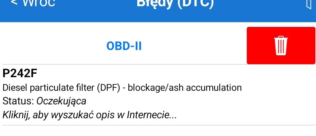 [Rozwiązano] Volvo S40 II Diesel - błąd P242F, zgasł na autostradzie ...