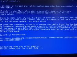 [Rozwiązano] BlueScreen 0x000000F4 - data for crash dump ----- disk for ...