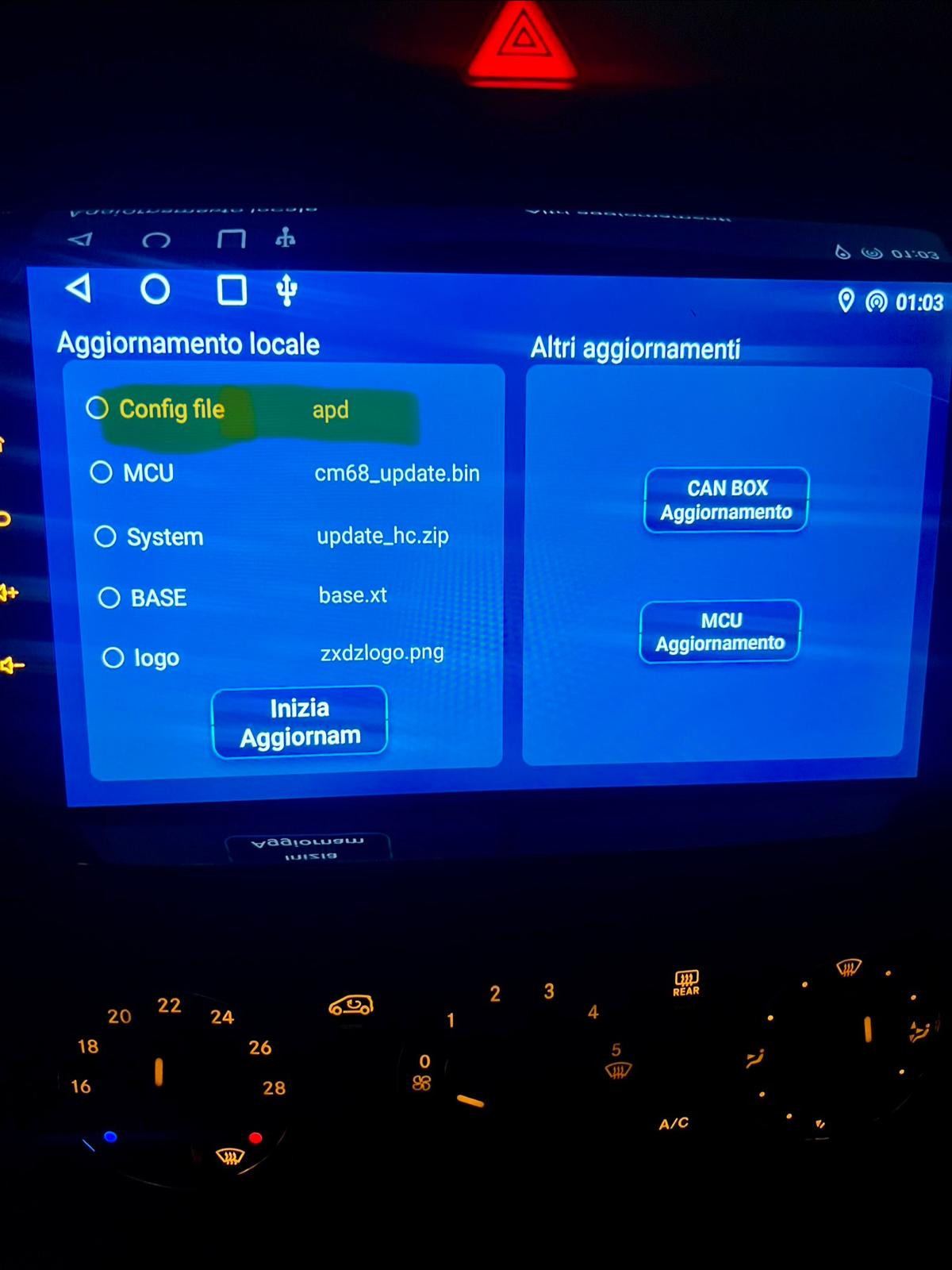Junsun V1 Pro MT8163 – szukam firmware, po kalibracji nie działa górny ...
