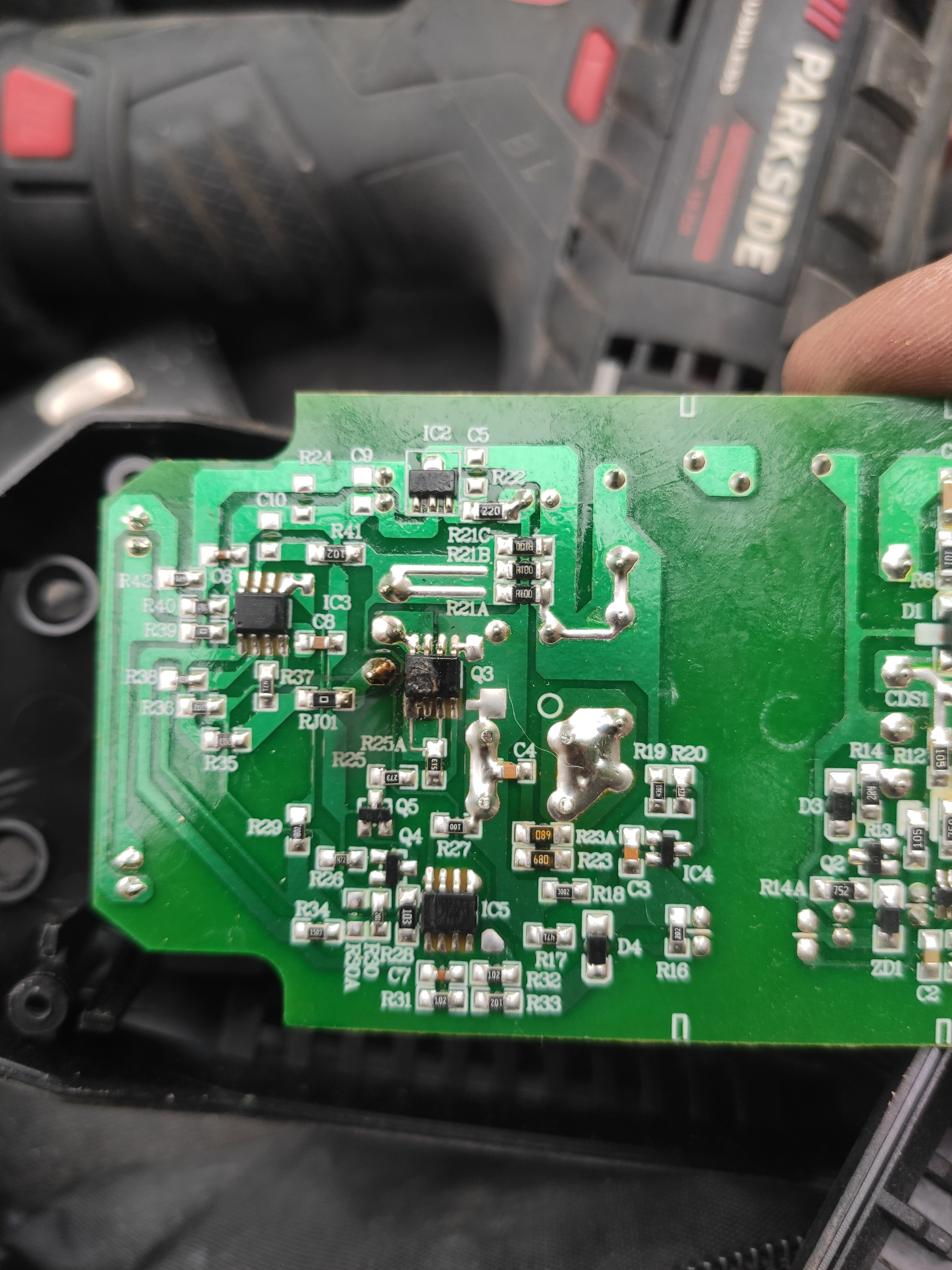 DIY Parkside Charger Repair: Fixing PLG 20 A1 with LED Issues & Photos Included (90 chars)