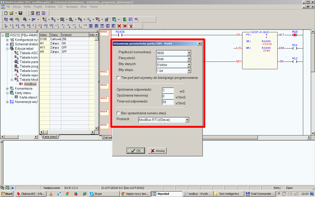 FATEK - modbusRTU - R4D3B16 (Eletechsup) relay board