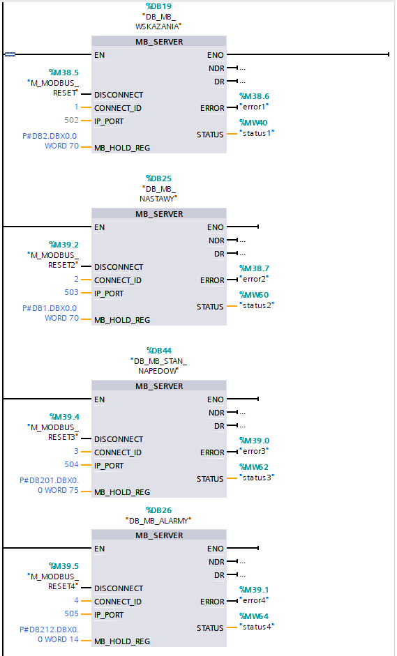 S7-1200, mb_server error 80C4 - Modbus TCP zawiesza się na PLC S7-1214 ...