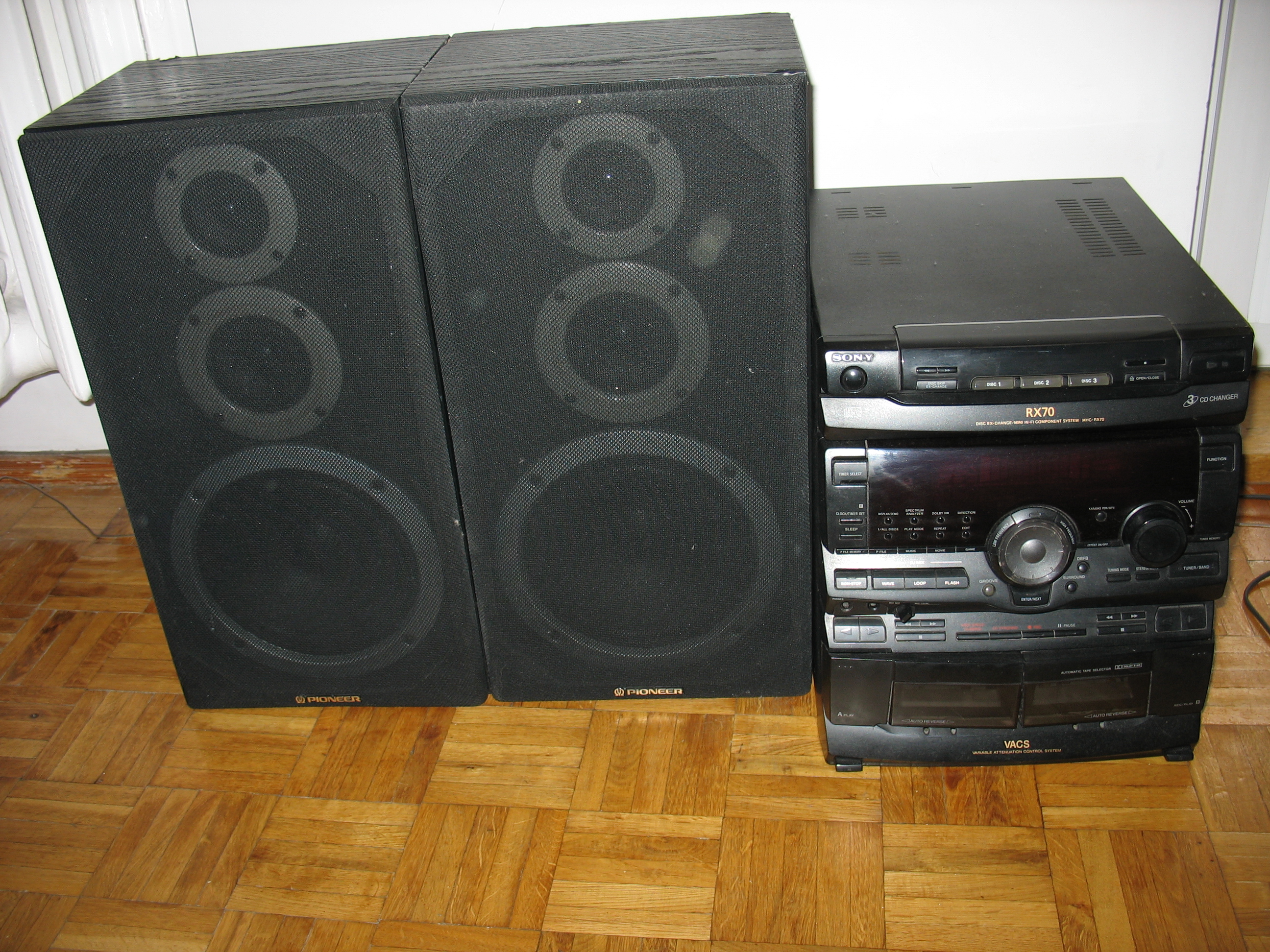 [Sprzedam] Sony HCD-RX70 + głośniki Pioneer - elektroda.pl