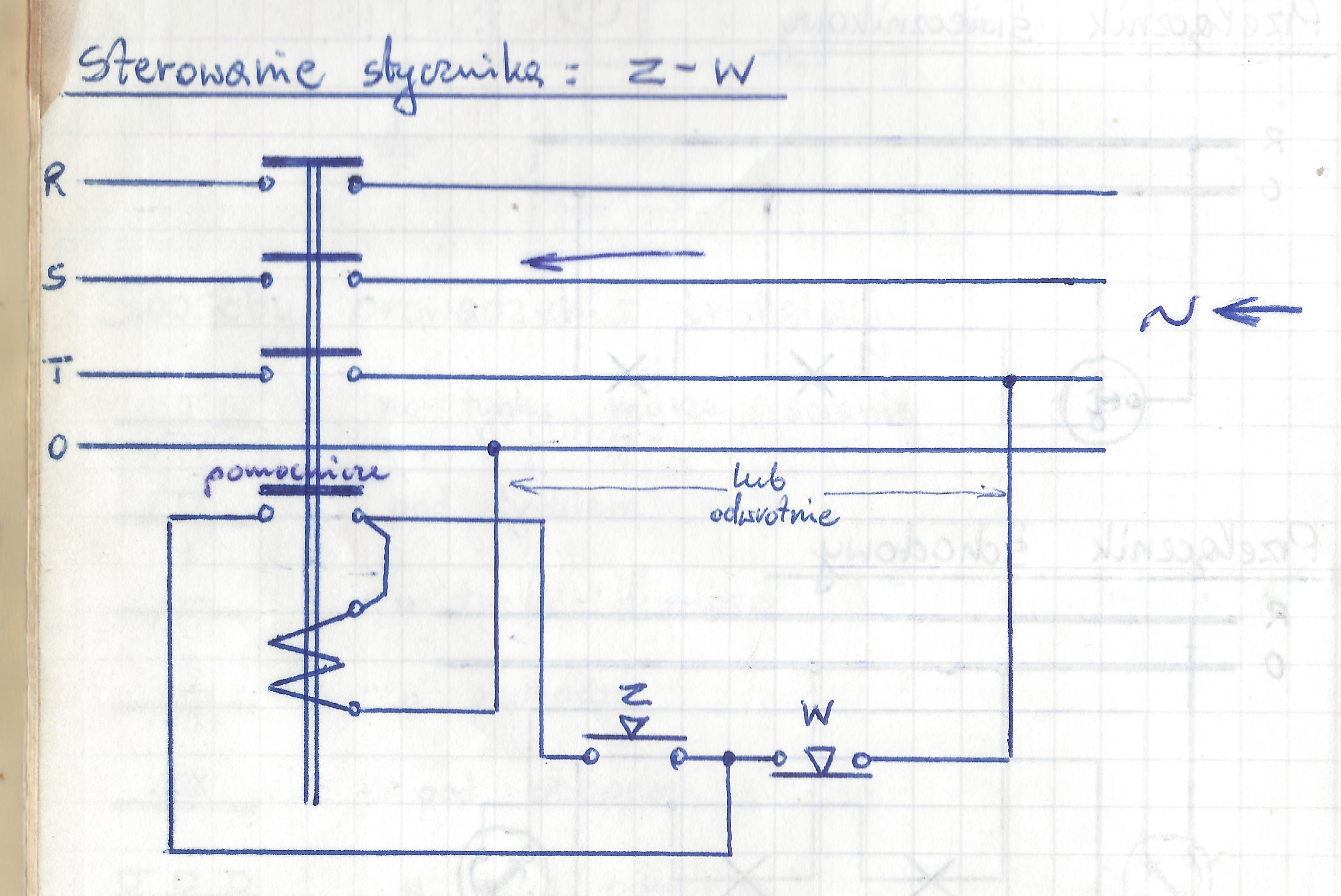 Stycznik, wyłącznik awaryjny i START/STOP w silniku 3-fazowym 2.2 kW ...