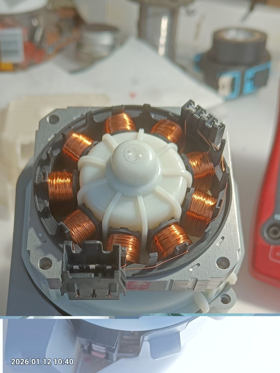 Podłączenie pompy myjącej Bosch SPI25CS00E63 – schemat, kondensator ...