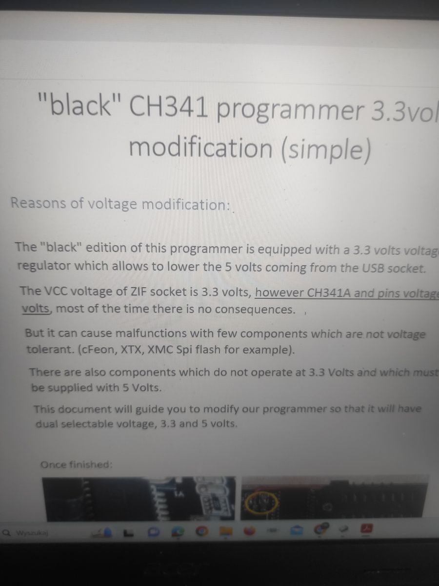 [Rozwiązano] Kwestia zapisu pamięci xm25qh64a w głośniku Sharp za ...