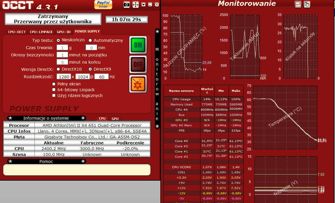 win7 32bit BSOD - Blue screen pojawiający się głownie przy oglądaniu filmów
