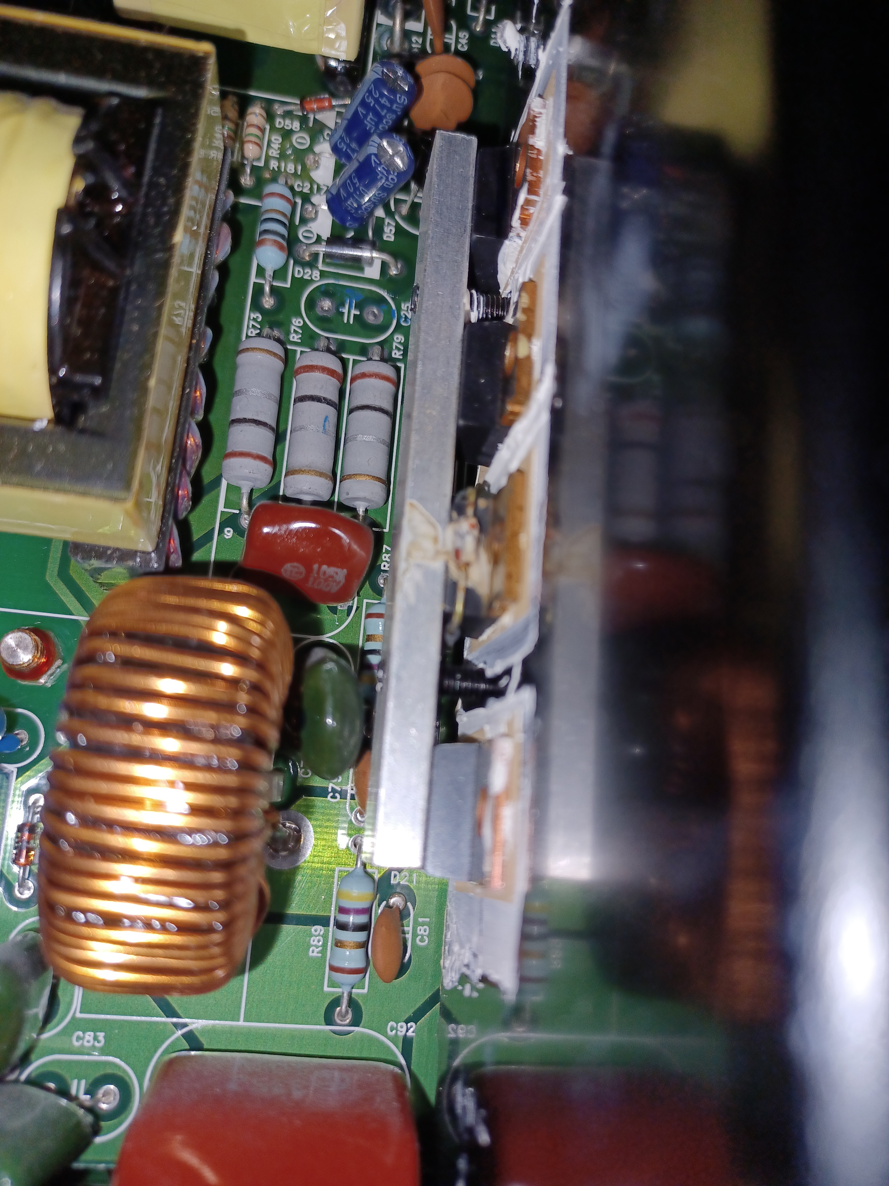 Need Help Identifying Capacitor On megaworks thx 550 5.1 speaker system