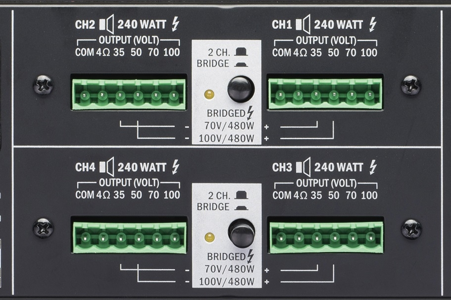 Jak podłączyć kolumny JAMO S708 do wzmacniacza Apart REVAMP 4120T?