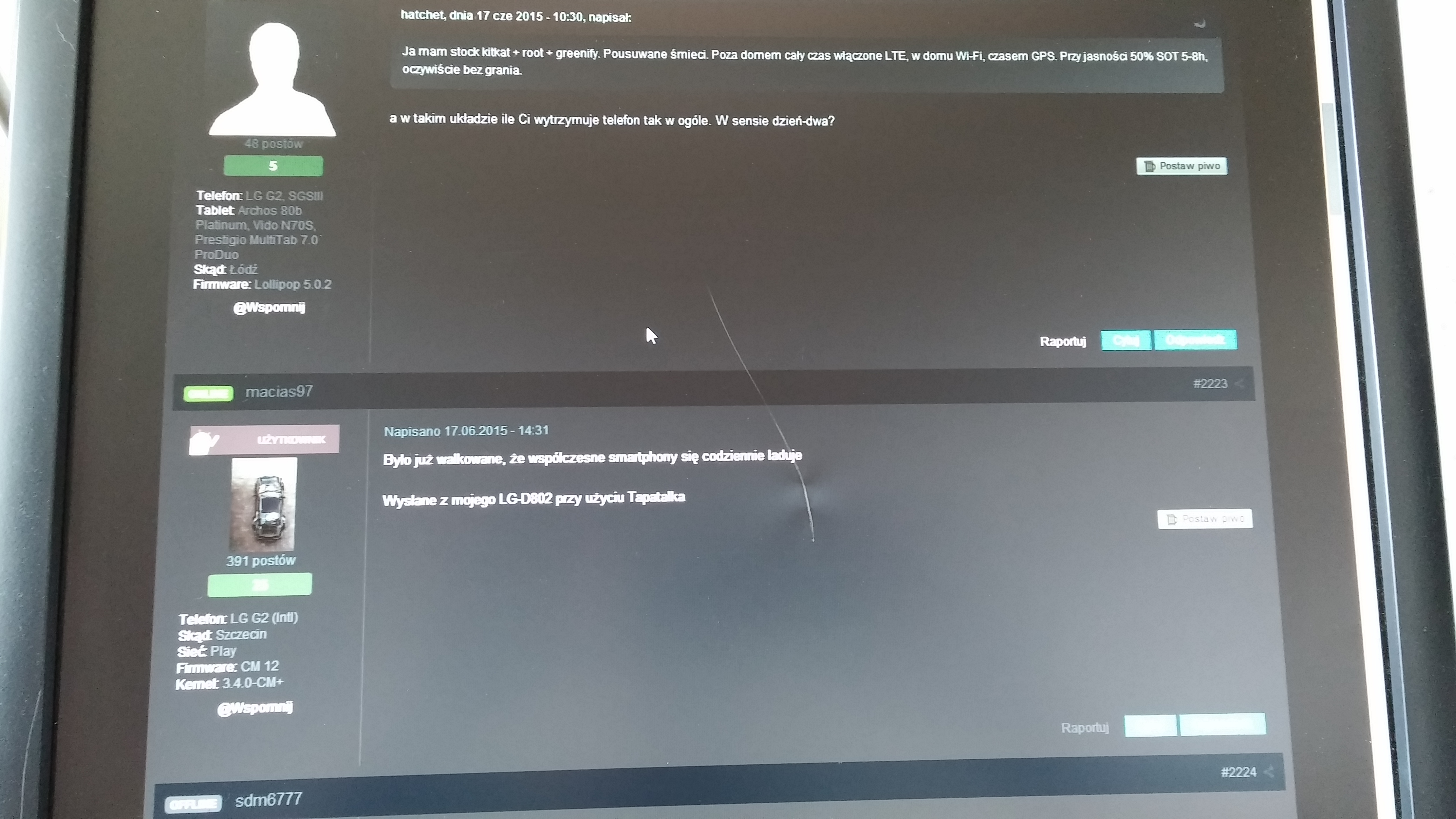 Monitor LCD ViewSonic VE710b - Zakłócenia na ekranie