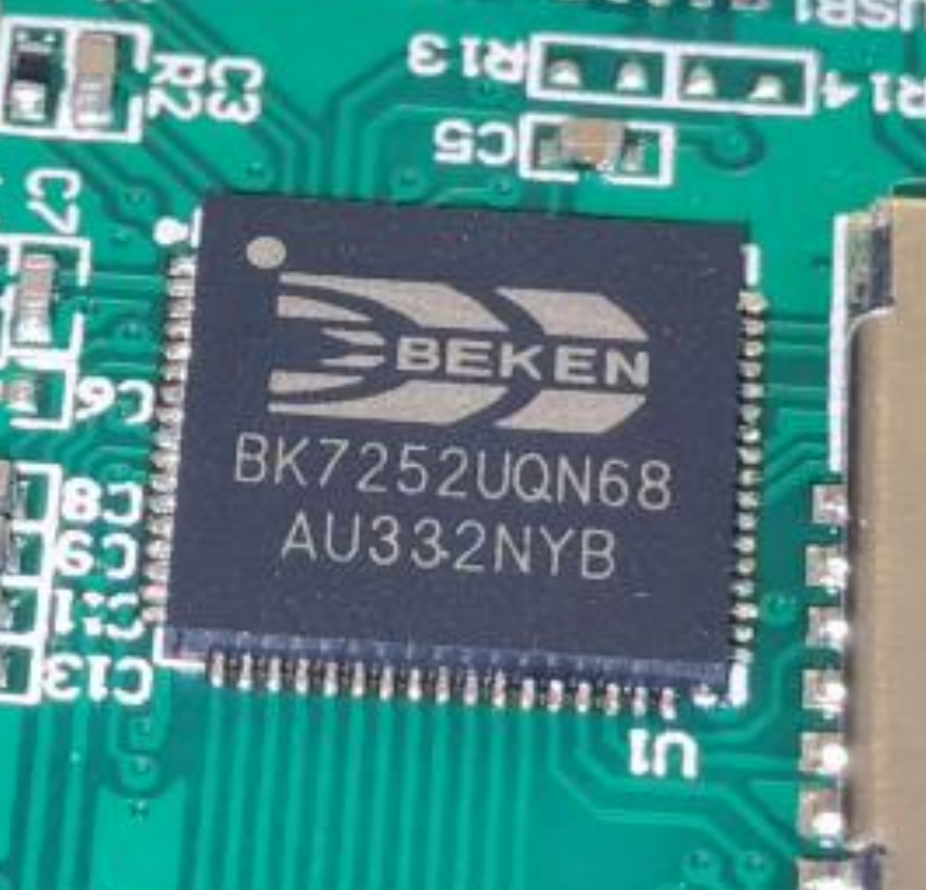 BK7252 datasheet, pinout, SDKs, flash map, application schematic, flash tool for read and write