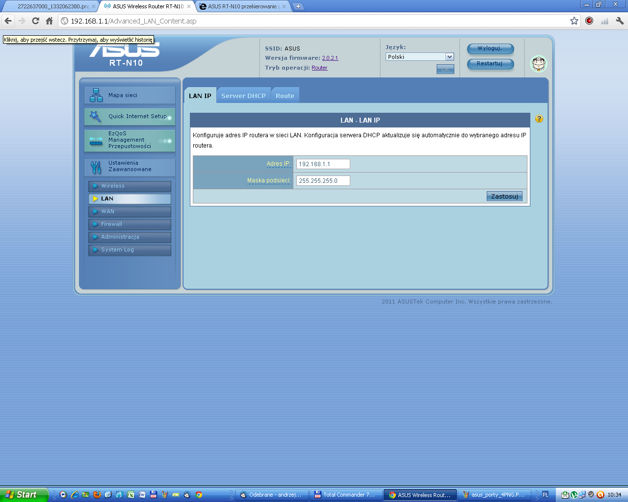 Jak przekierować porty na ASUS RT-N10 dla eMule? UPnP i ustawienia routera