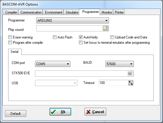 Jak wgrać program z Bascom AVR na Arduino UNO R3 przez Arduino IDE?