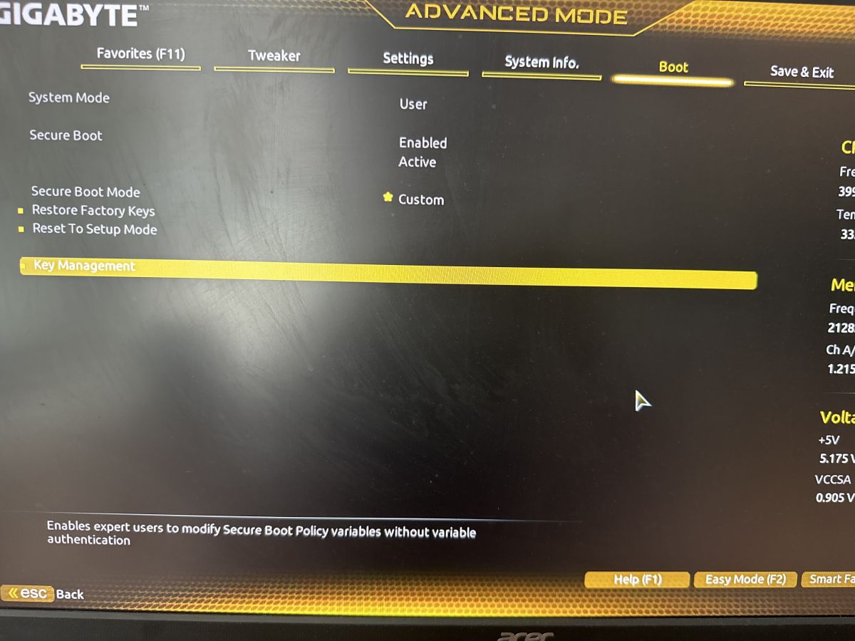 Ustawienia Secure Boot, TPM 2.0, CSM Support w BIOS dla gry Valorant na ...