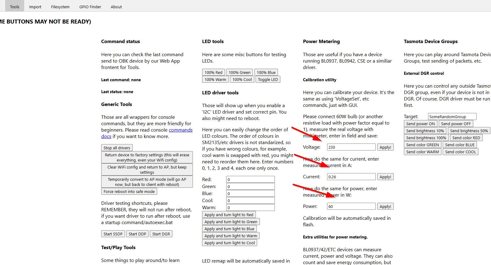 Smart cube with power metering, 2 phase with clamps, 2x BL0942, CBU module, BK7231N - 3